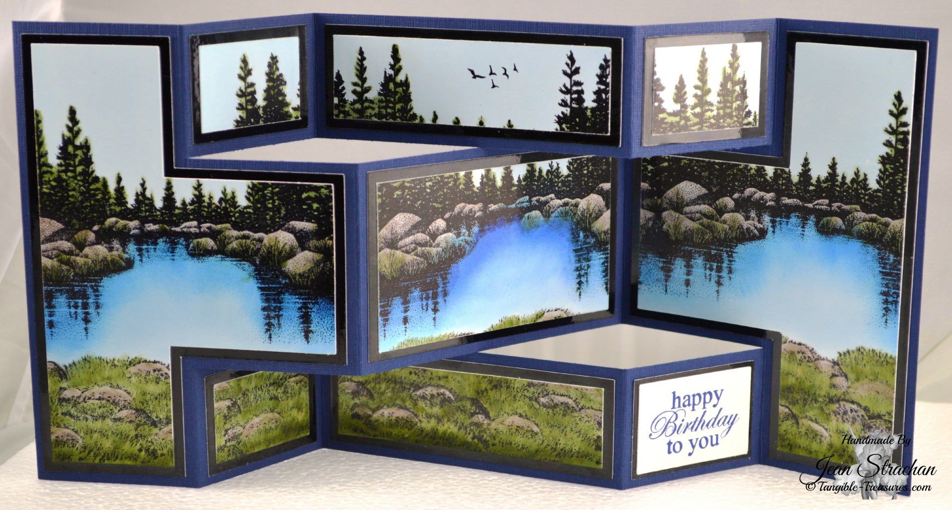 Stampscapes Tri-fold Shutter Card - Tangible-Treasures